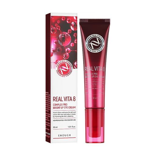 Крем для повік із вітамінним комплексом для сяйва шкіри Enough Real ...