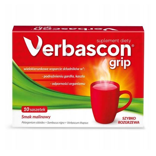 Дієтична добавка в саше Polski Lek Verbascon Розчинний порошок зі ...