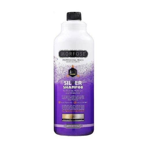 Антижелтый шампунь Morfose Anti Yellow Silver Shampoo для светлых ...