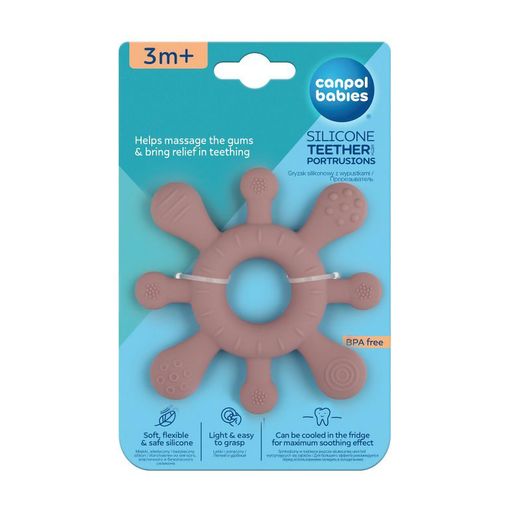 Іграшка-прорізувач для зубів Canpol Babies силіконовий, від 3 місяців ...