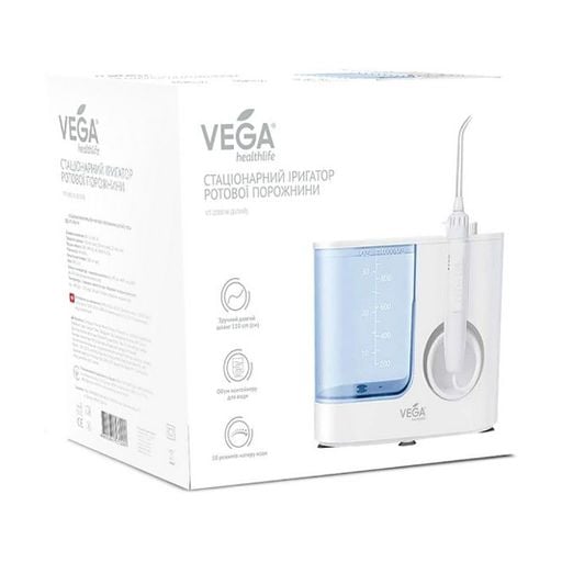 Стаціонарний іригатор для ротової порожнини Vega VT-2000 W, білий — купити на EVA.UA ...