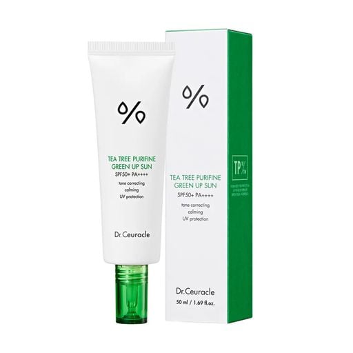 Сонцезахисний крем для обличчя Dr.Ceuracle Tea Tree Purifine Green Up ...
