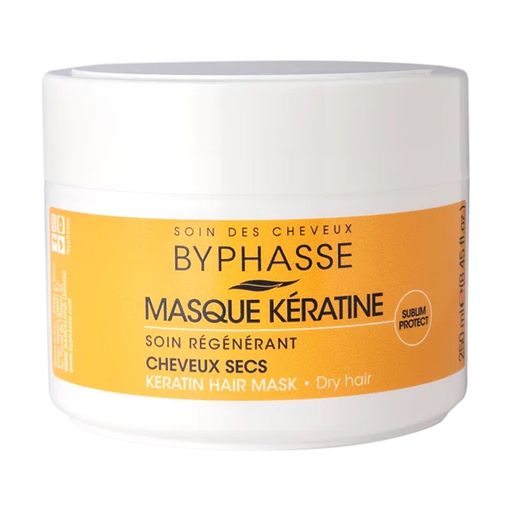 Маска Byphasse Keratin Hair Mask для сухого та тьмяного волосся, 250 мл ...