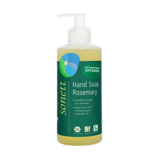 Органічне рідке мило для рук Sonett Rosemary Hand Soap Розмарин, 300 мл ...