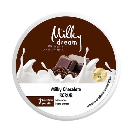 Скраб для тела Milky Dream Молочно шоколадный с кофейными зернами 350 г купить на Eva Ua