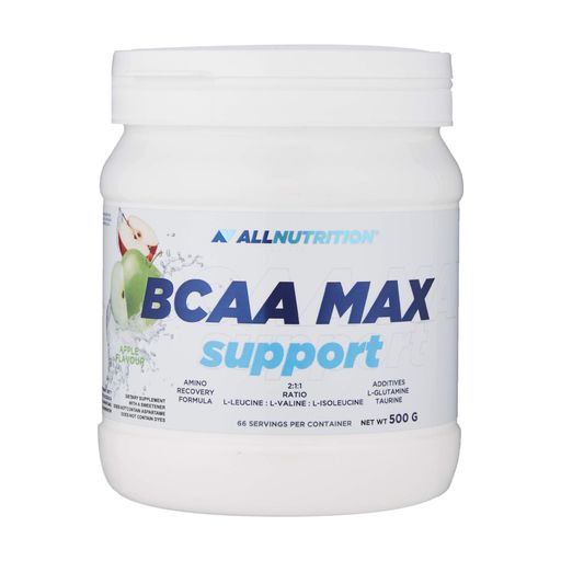 Дієтична добавка амінокислоти в порошку AllNutrition BCAA Max Support Яблуко — купити на EVA.UA