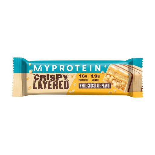 Протеїновий батончик Myprotein Crispy Layered Bar White Chocolate ...