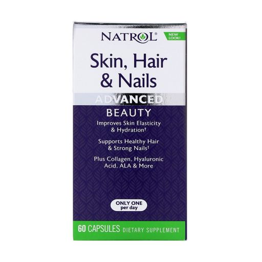 Дієтична добавка в капсулах Natrol Skin, Hair & Nails Advanced Beauty ...
