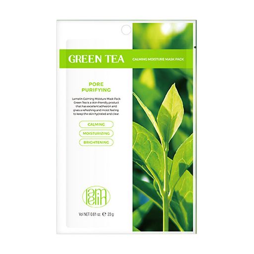 Тканевая маска для лица Lamelin Calming Moisture Mask Pack Green Tea ...