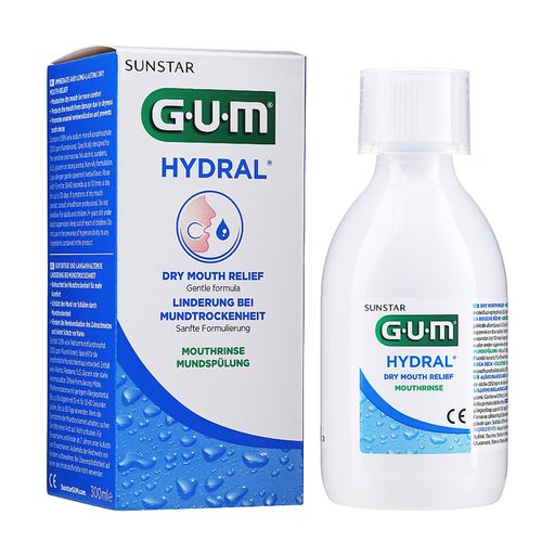 Ополіскувач для ротової порожнини GUM Hydral Mouthrinse, 300 мл ...