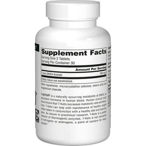 ДГЕА Source Naturals 7-Keto, DHEA Metabolite 50 mg 60 Tabs (855063 ...