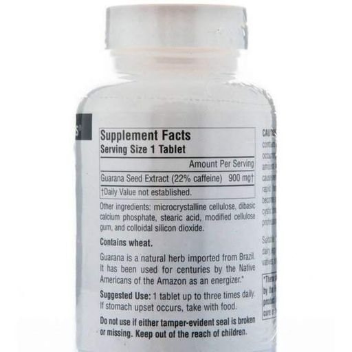 Гуарана Source Naturals Guarana Energizer 900 mg 60 Tabs (855082 ...