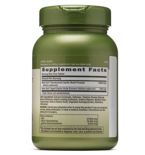 Часник GNC Herbal Plus Odorless Super Garlic 1100 mg 100 Tabs (859060 ...