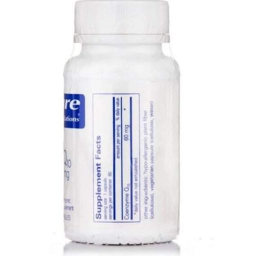 Коензим Pure Encapsulations CoQ10 60 mg 120 Caps PE-00076 (862194 ...