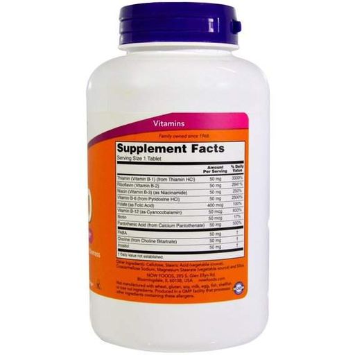 В комплекс NOW Foods Vitamin B-50 250 Tabs (862803) — купити на EVA.UA ...