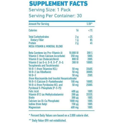 Вітамінно-мінеральний комплекс для спорту MEX Nutrition Multi Pak Pro 30 packs (863665) — купити ...