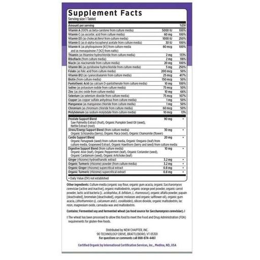 Вітамінно-мінеральний комплекс New Chapter 40+ Every Man's One Daily ...