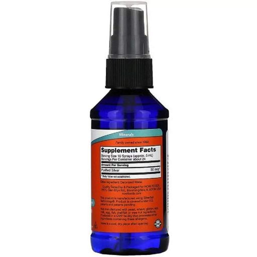 Колоїдне срібло NOW Foods SILVER SOL 10 PPM LIQUID 4 FL OZ 118 ml (865142) — купити на EVA.UA ...