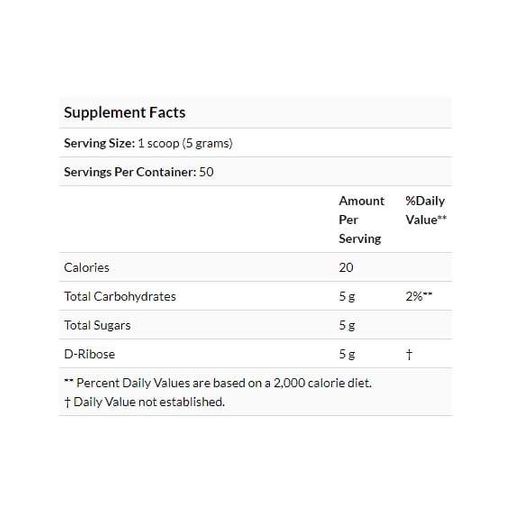 Тонізуючий засіб Doctor's Best Pure D-Ribose Powder with Bioenergy ...