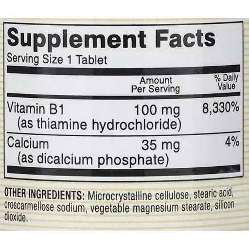 Тіамін Mason Natural Vitamin B1 100 mg 100 Tabs (867732) — купити на ...