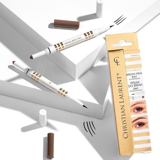 Прецизійний олівець і тіні для брів Christian Laurent Waterproof Brow ...