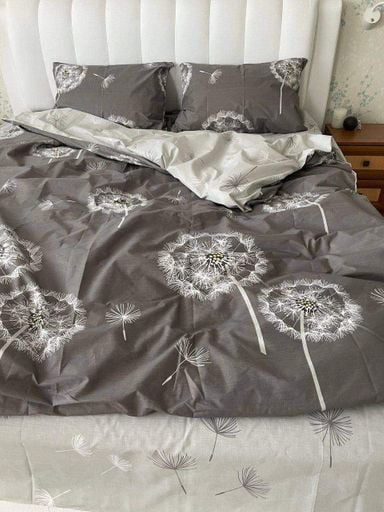 Комплект постільної білизни Sweet Dream Одуванчик 180 х 215 см двоспальний сірий 881799
