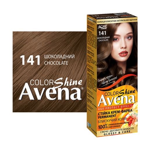Cтойкая крем-краска для волос Acme Color Avena Shine Color, 133 мл ...