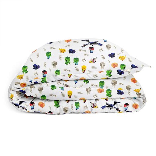 Підліткова постіль з простирадлом на резинці MINECRAFT CS5 COSAS ...