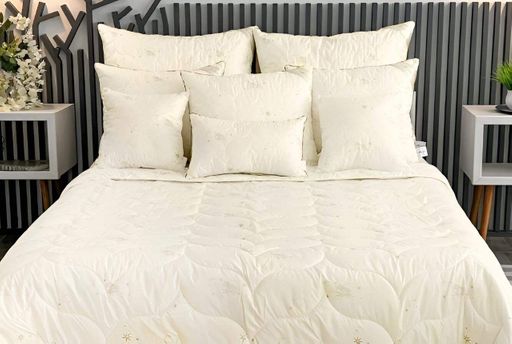 Ковдра ArCloud Merino Beige вовняна 200x220 євро (300 г/м2) (906319) — купити на EVA.UA — ціна ...