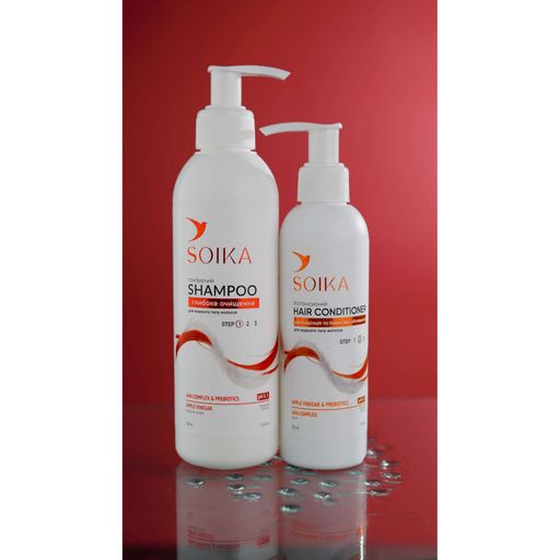 Тонізувальний шампунь SOIKA Shampoo Глибоке очищення, для жирного волосся, 300 мл — купити на ...