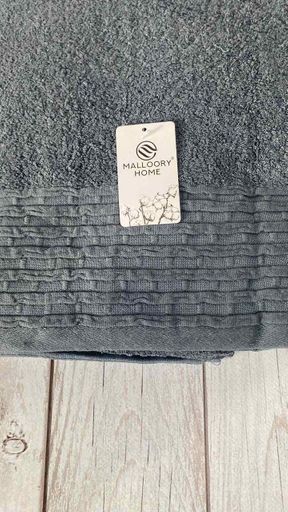 Рушник банний із бавовни Malloory Home Сірий колір 135 70 см 974041 — купити на Eva Ua — ціна