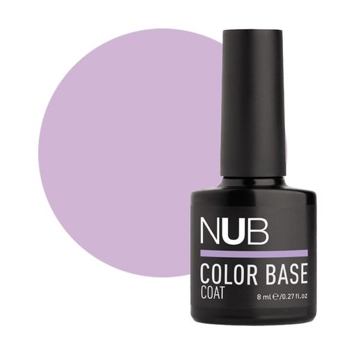 Кольорова каучукова база для гель-лаку NUB Color Base Coat, 8 мл ...