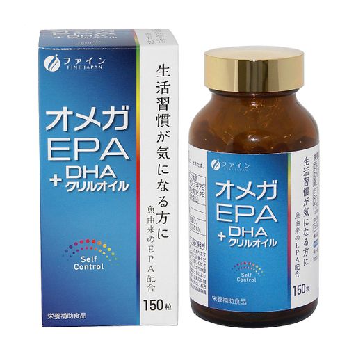 Омега-3 Fine Japan Omega + EPA + DHA, 150 капсул — купити на EVA.UA - гіпермаркет краси